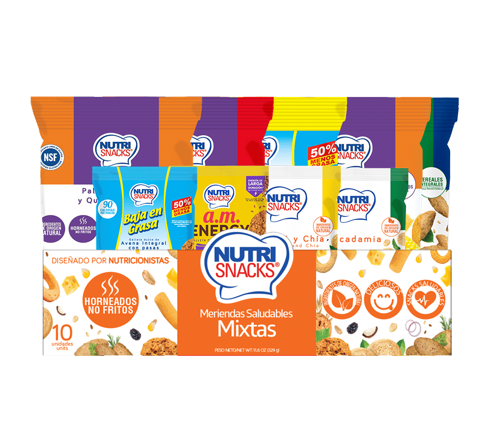 Nutrisnacks con meriendas saludables