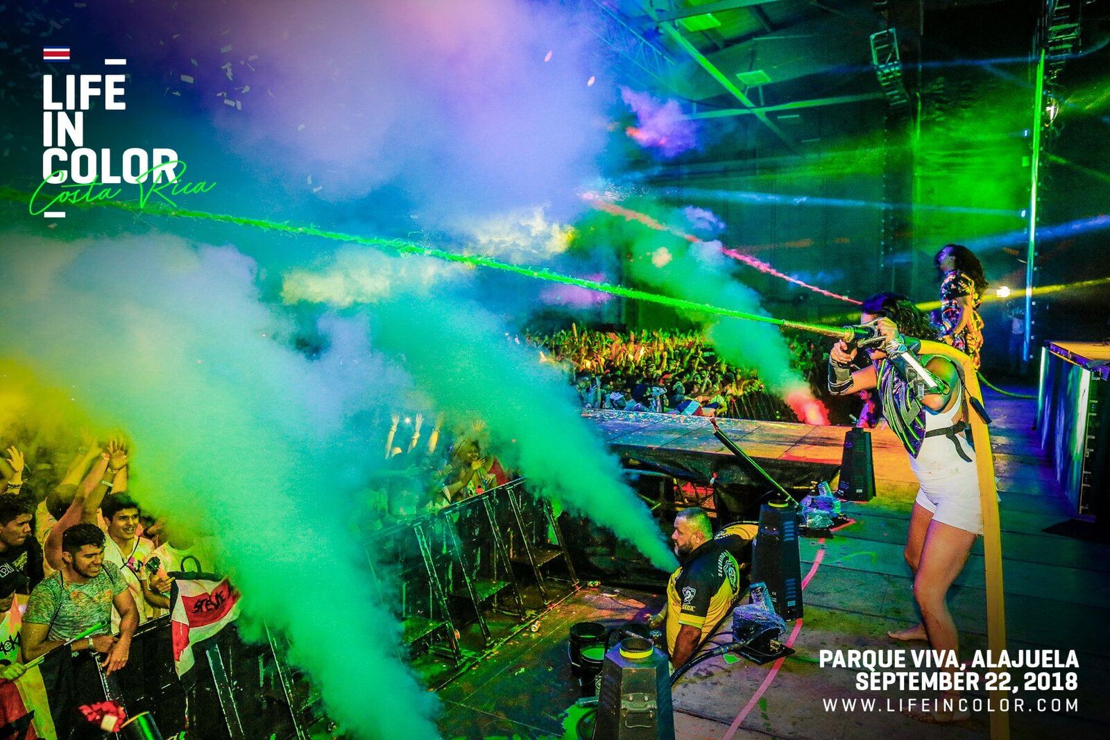 Life in Color por sexta ocasión a Costa Rica