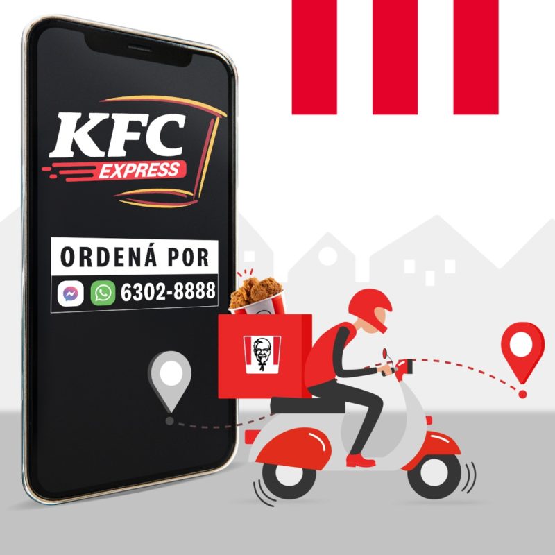 KFC relanza su servicio de entrega a domicilio en el país
