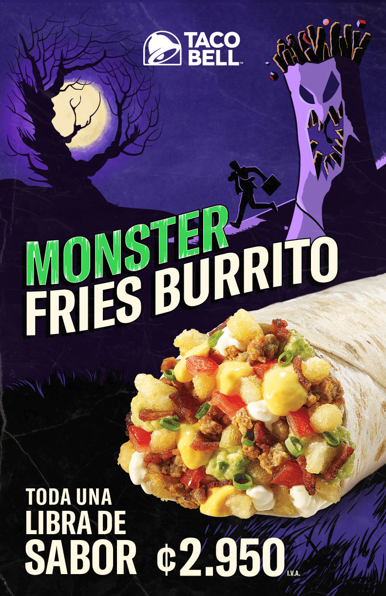 Regresa el Monster Fries Burrito a Taco Bell - www.contactocr.com