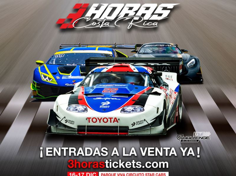 Ya a la venta las entradas para Las 3 Horas de Costa Rica