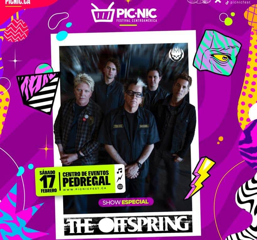 The Offspring llega a Picnic por primera vez en Centroamérica