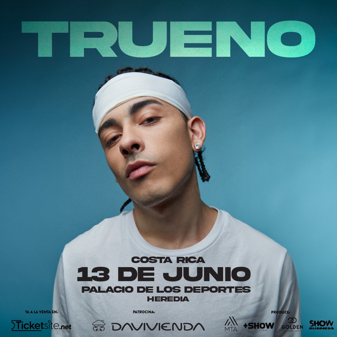 Cantante Trueno dará su primer concierto en el país